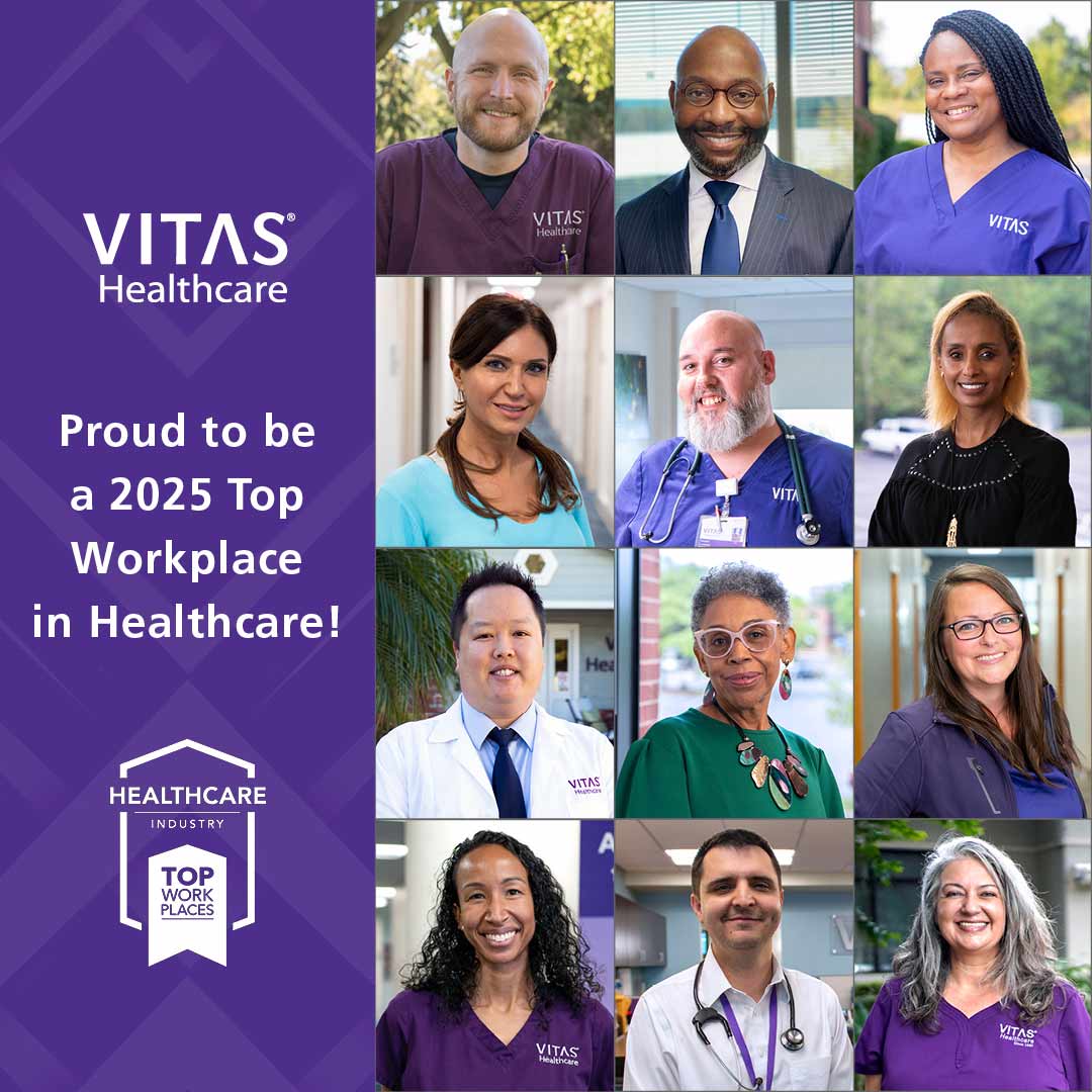 VITAS Healthcare Named a 2025 Top Workplace in Healthcare | VITAS ...