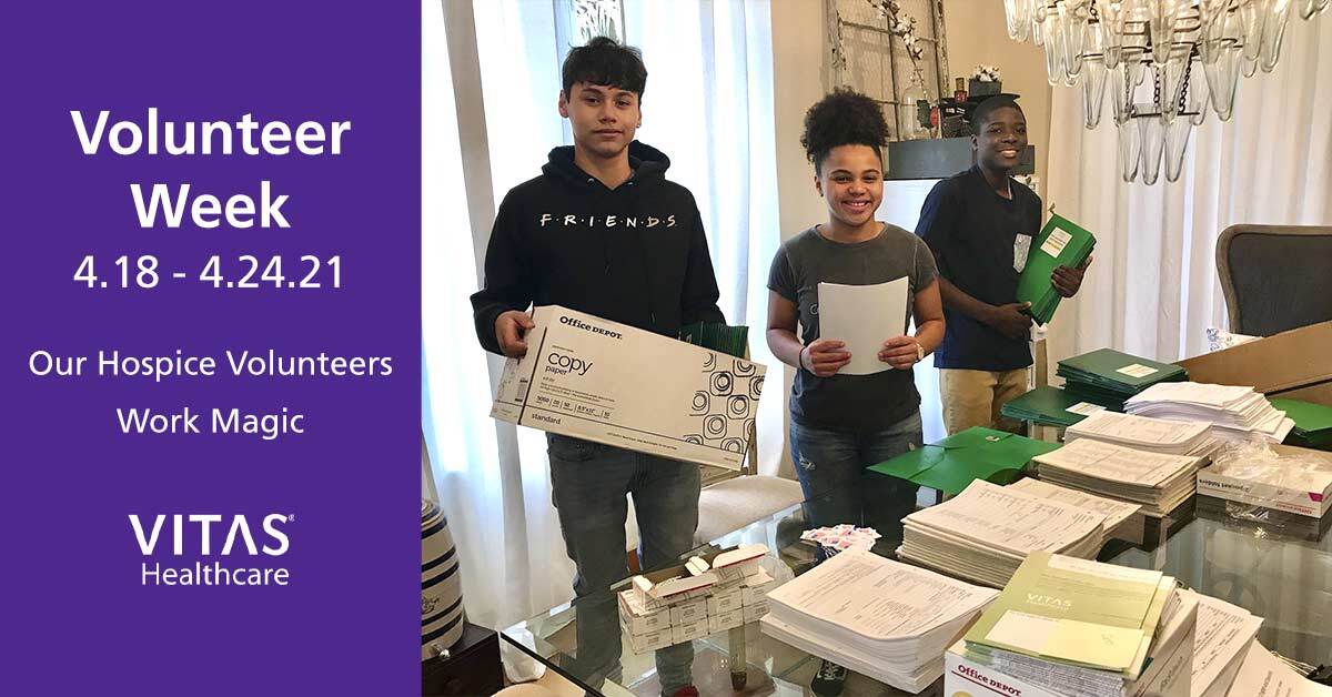 VITAS Healthcare Joins The Nation In Celebrating Volunteers | VITAS ...
